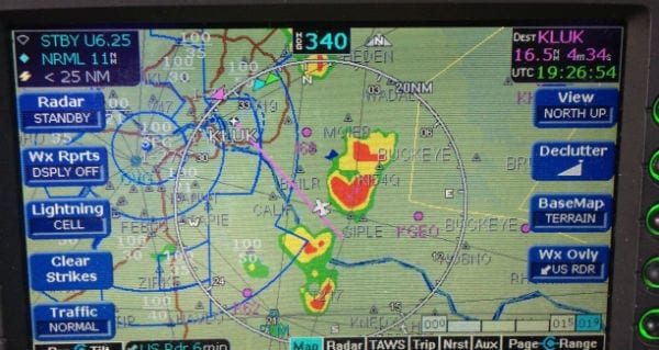 Thunderstorm flying in the age of datalink weather : Air Facts Journal