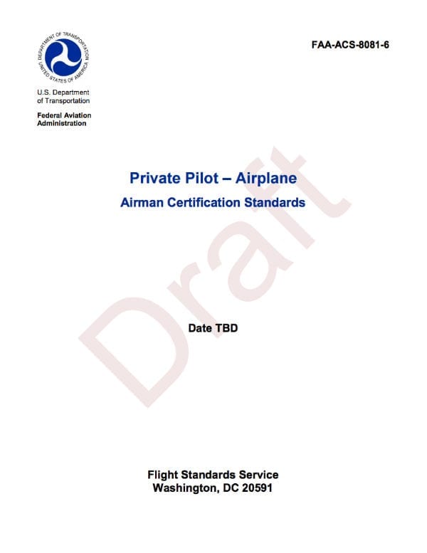 Certifying pilots: the new Airman Certification Standards : Air Facts ...