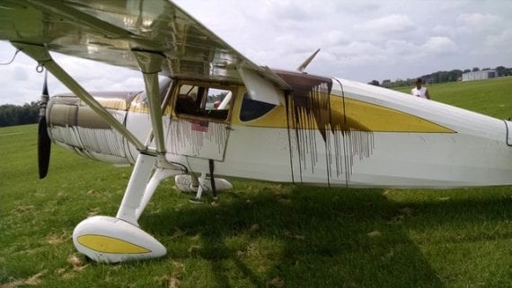 A sticky situation: flying blind in a vintage airplane : Air Facts Journal