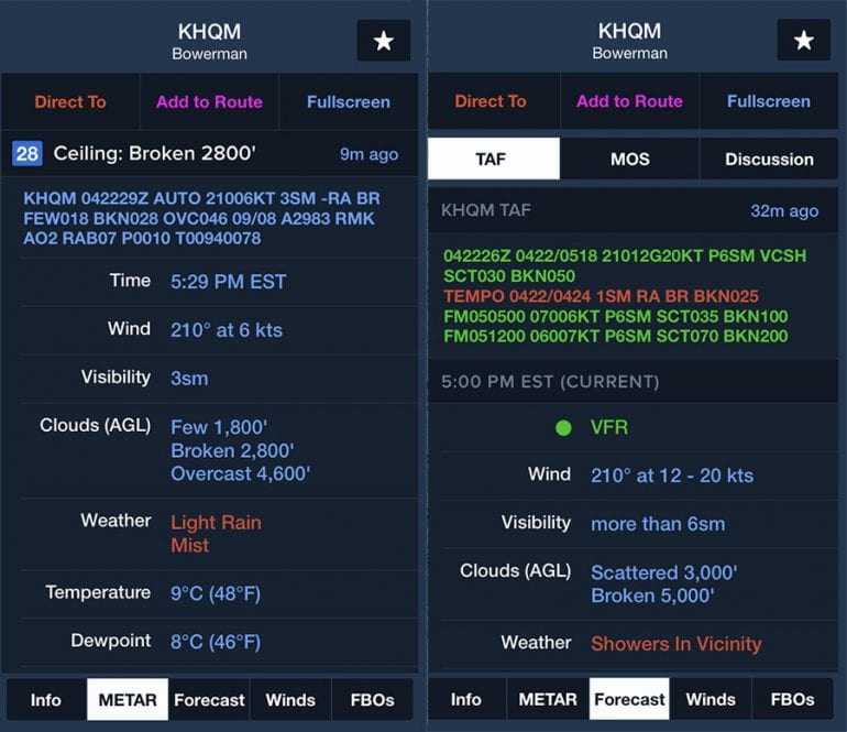 Go or No Go: how do you define scud running? : Air Facts Journal