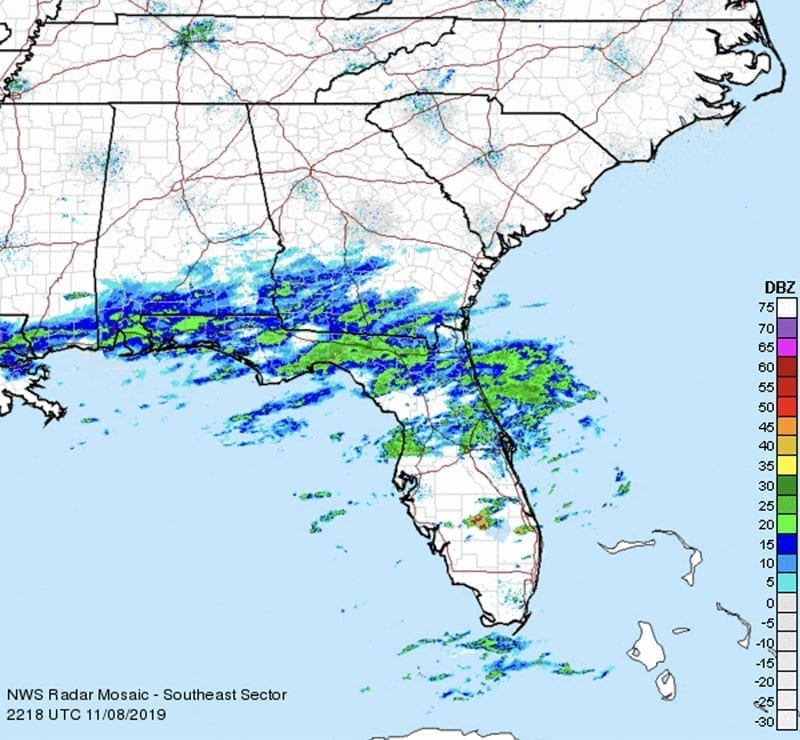 Go or No Go: rain over Florida : Air Facts Journal