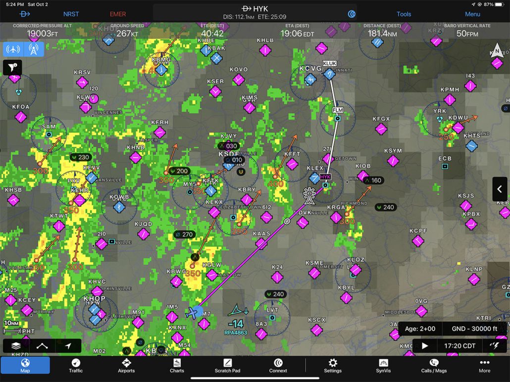 What Nexrad can—and can't—tell pilots : Air Facts Journal