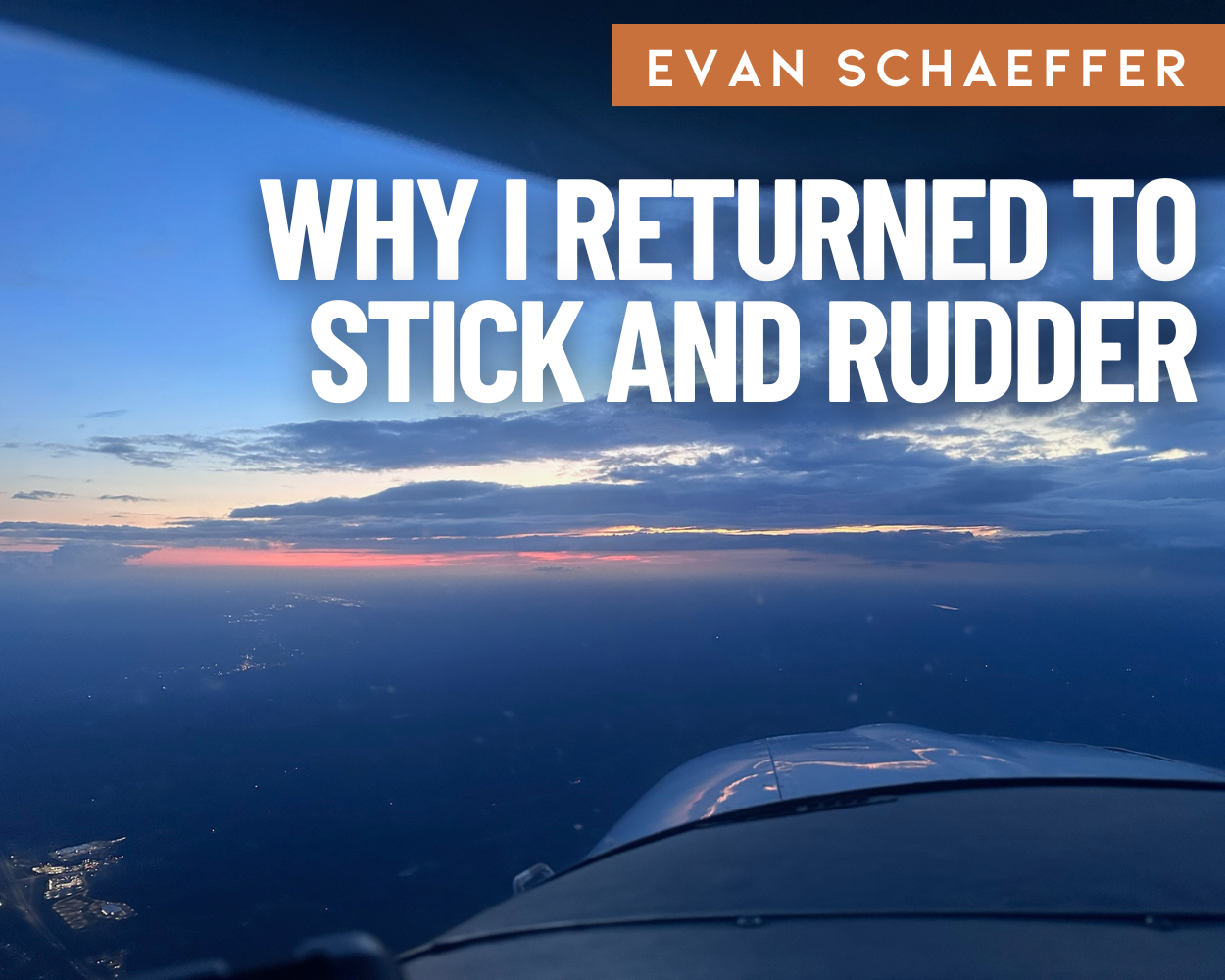 Revisiting Stick and Rudder | The Pilot's Place Forums